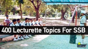 400 Lecturette Topics For SSB Interview
