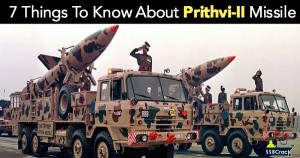 7 Things To Know About Prithvi-II Missile