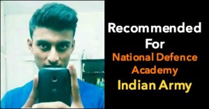 Recommended For Indian Army, Cleared NDA SSB Interview