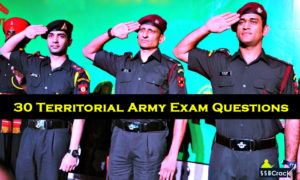 30 Territorial Army Exam Questions