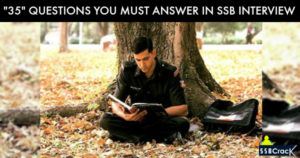 "35" Questions You Must Answer in SSB Interview