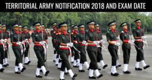 Territorial Army Notification 2019 and Exam Date [UPDATE]