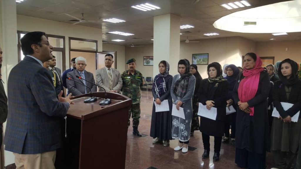 Afghan Army and Air Force Lady Officers Training in OTA for First Time