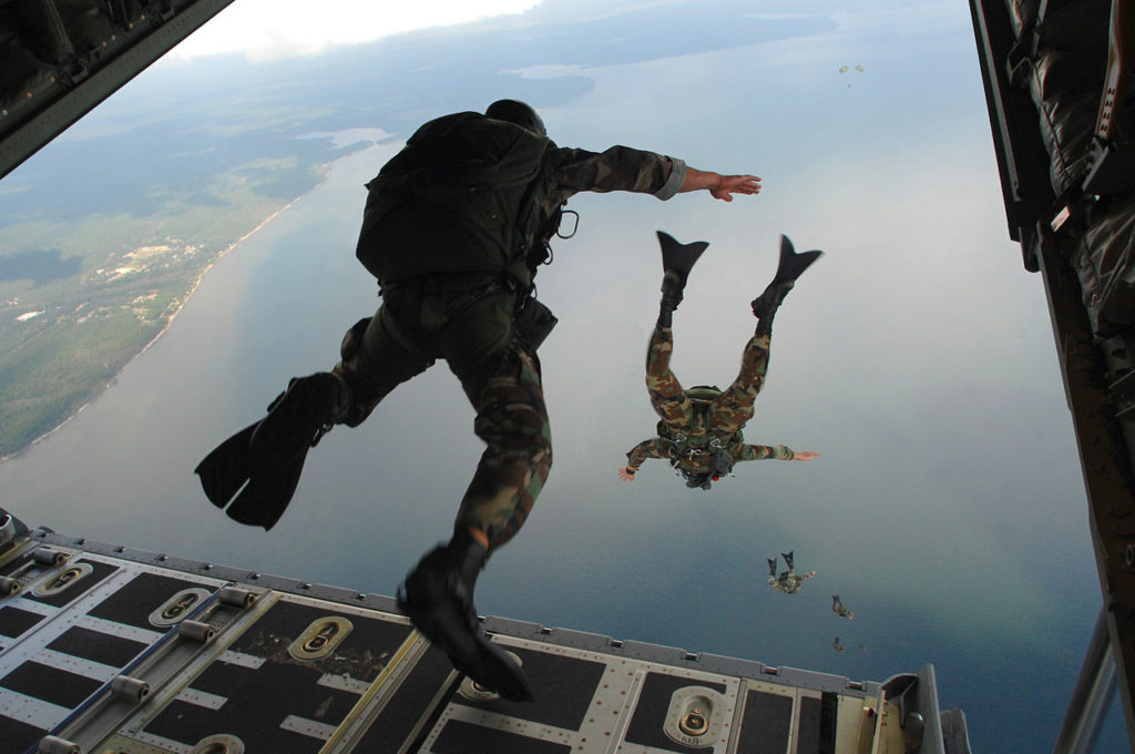What are HALO and HAHO Jumps Performed by the Paratroopers?