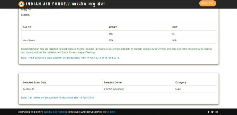 How To Select AFCAT AFSB Interview Date and Venue