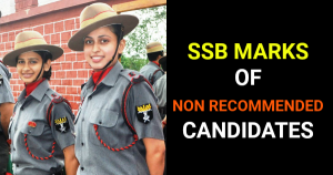 CDS 2 2017 SSB Marks Of Non Recommended Candidates