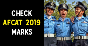 AFCAT 1 2019 Marks Published - Check Your AFCAT Marks