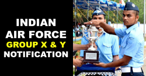 Indian Airforce Group X and Y Airmen Notification [Intake 02/2020] - UPDATED