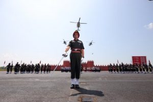 Indian Army Aviation Corps Conferred With Presidential Colours Today