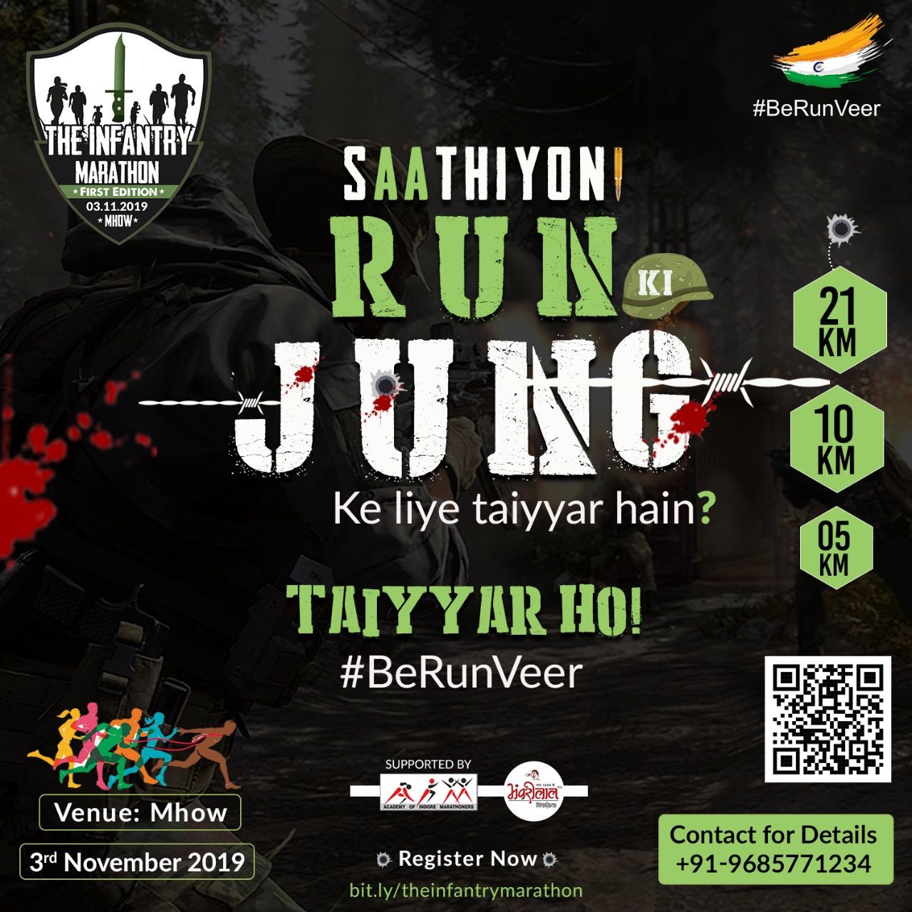 Indian Army's Infantry Marathon, Run With Warriors