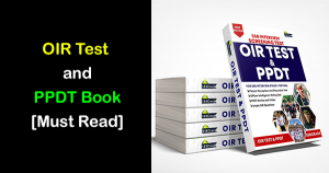 OIR Test and PPDT Book [Must Read]