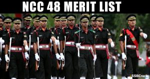 NCC 48 Merit List Men And Women For OTA Chennai