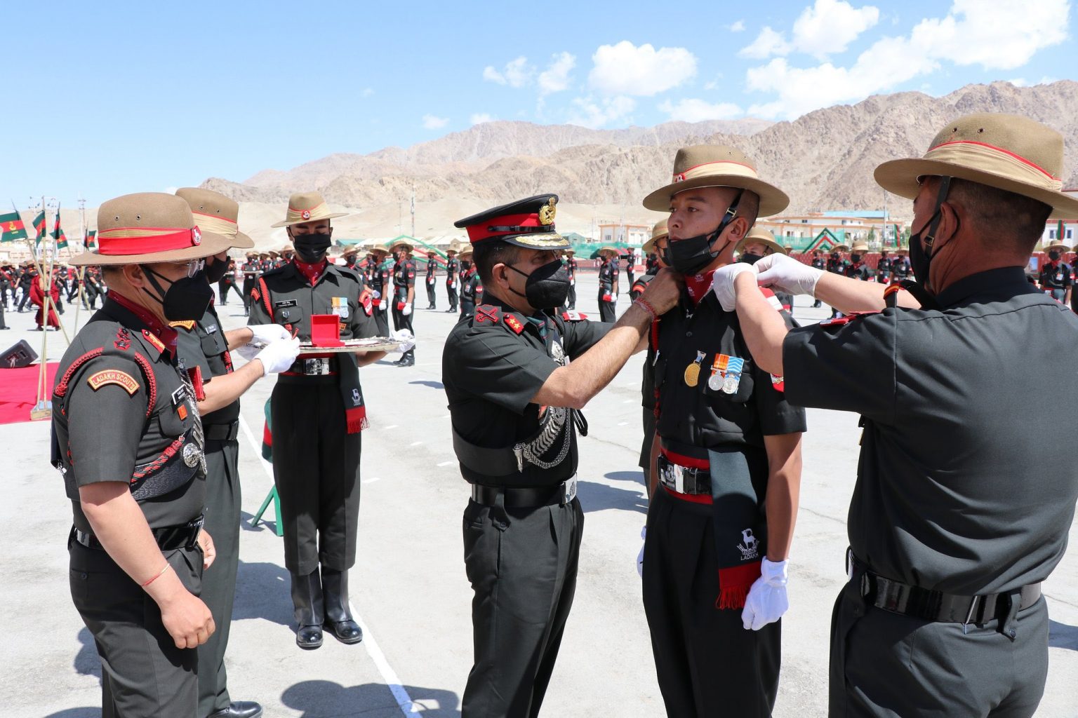 90 Young Soldiers Join Ladakh Scouts Regiment in Leh