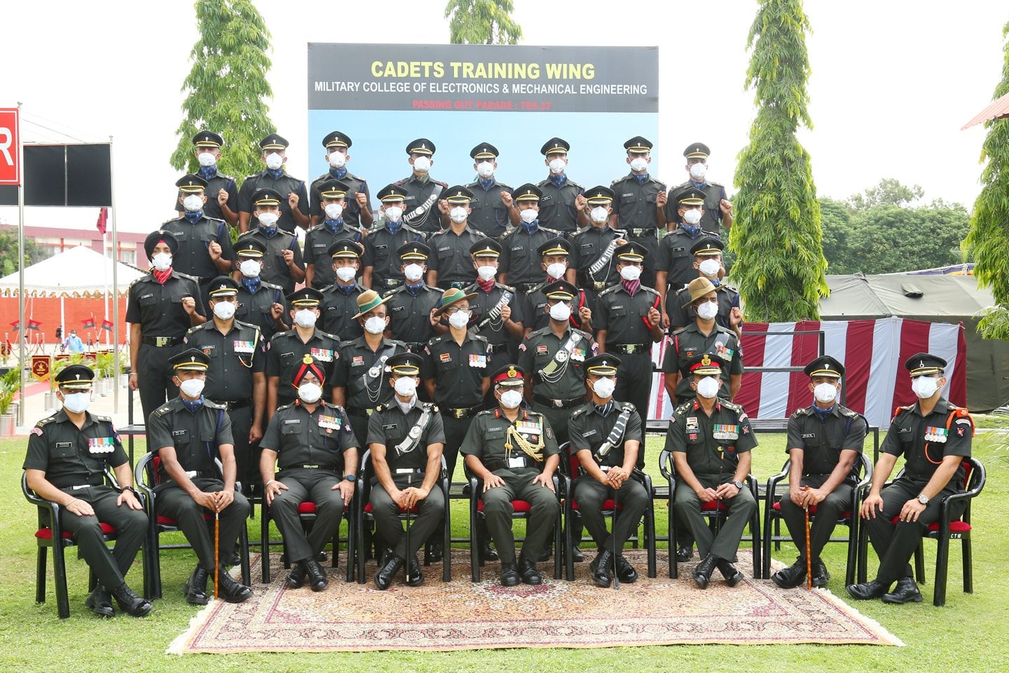 Cadets Training Wing MCEME Passing Out Parade TES-37 Course