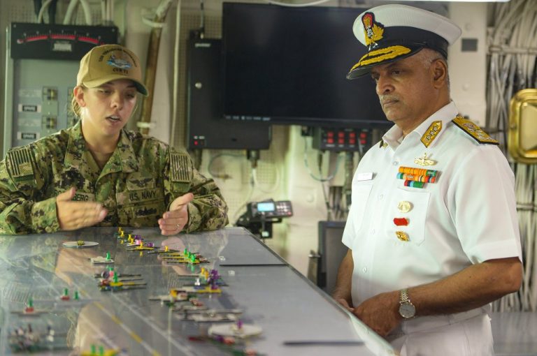 Indian Navy Vice Chief Of Naval Staff Visits Commander, U.S. 3rd Fleet