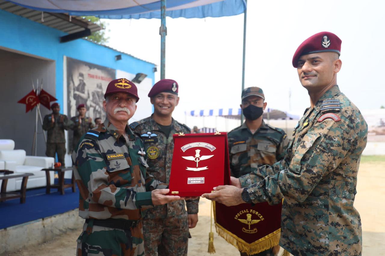 Maroon Beret Ceremonial Parade (MBCP) at Garud Regimental Training Centre