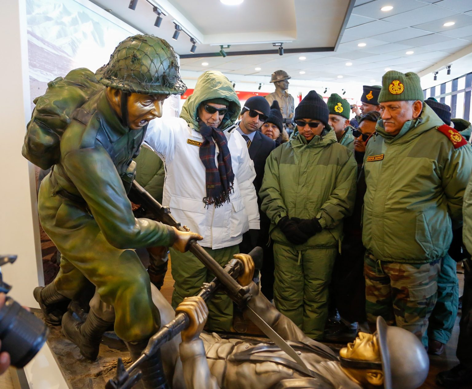 Rezang La Memorial at Chushul in Ladakh
