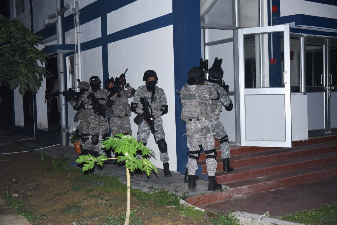 Joint Security Exercise at Port Blair Airfield