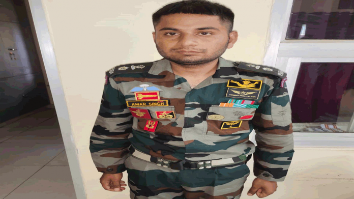 Fake PARA SF Commando Arrested In Jaipur - Fake Army Officer Caught