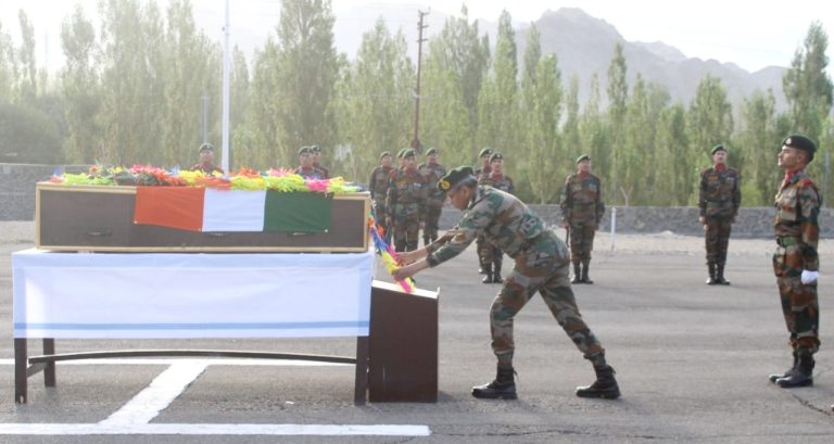 Naib Subedar Haribir Singh, SM 23 PARA SF, lost his life when his ...