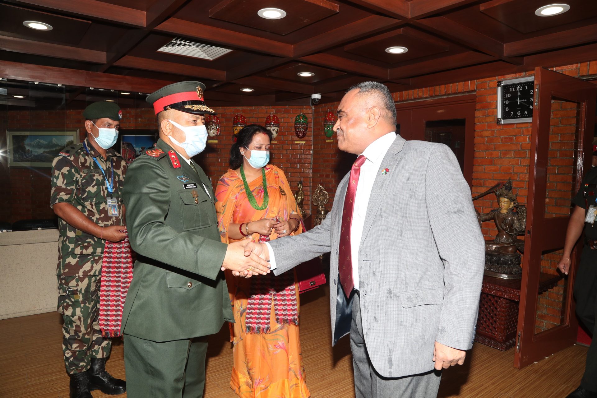 General Manoj Pande, Chief of the Army Staff, Indian Army arrives in ...