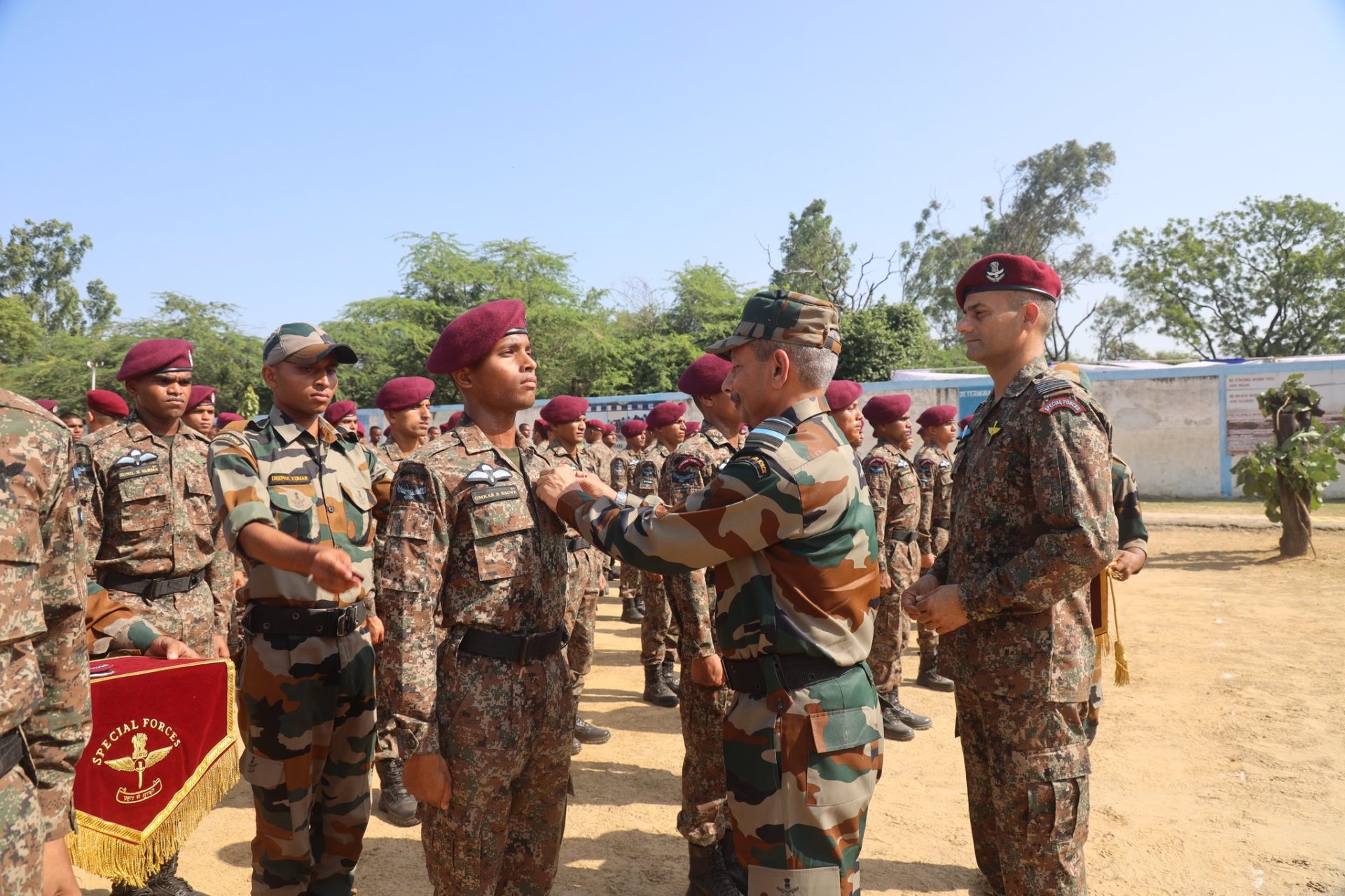 Garud Commandos Maroon Beret Ceremonial Parade 03 Sep 2022