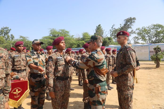 Garud Commandos Maroon Beret Ceremonial Parade 03 Sep 2022