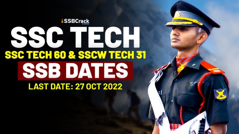 SSC Tech 60 Men SSB Dates Out Now