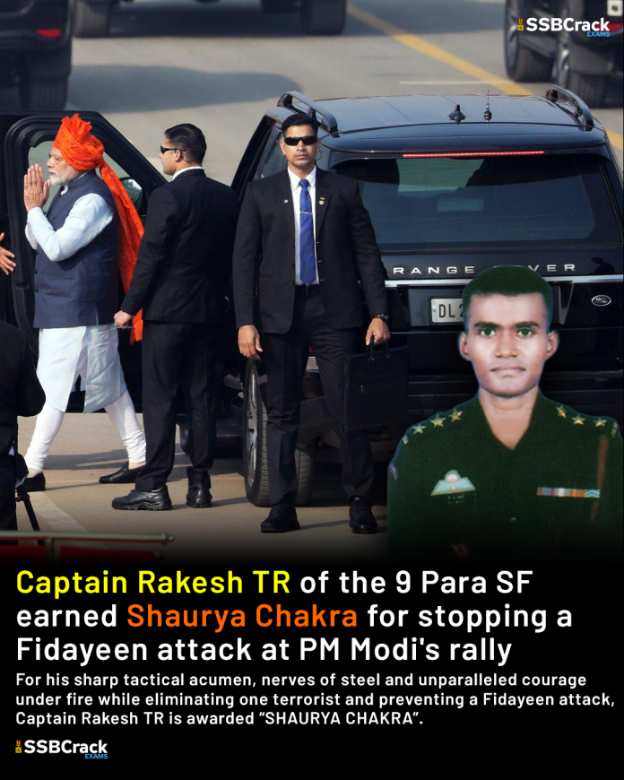 Meet Captain Rakesh TR 9 Para SF Who Saved PM Modi's Convoy