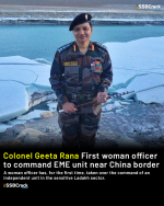 Meet Colonel Geeta Rana First Woman Commanding Officer in Ladakh