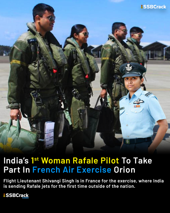 India's First Female Rafale Pilot Participates in French Air Exercise ...