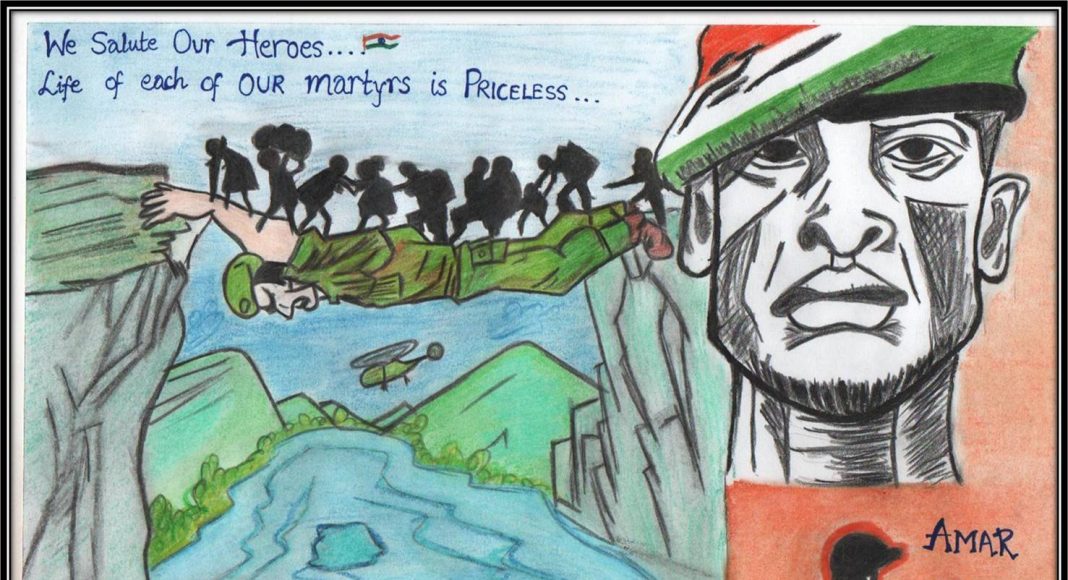 Indian Army Drawing Tutorial (Step-by-Step)