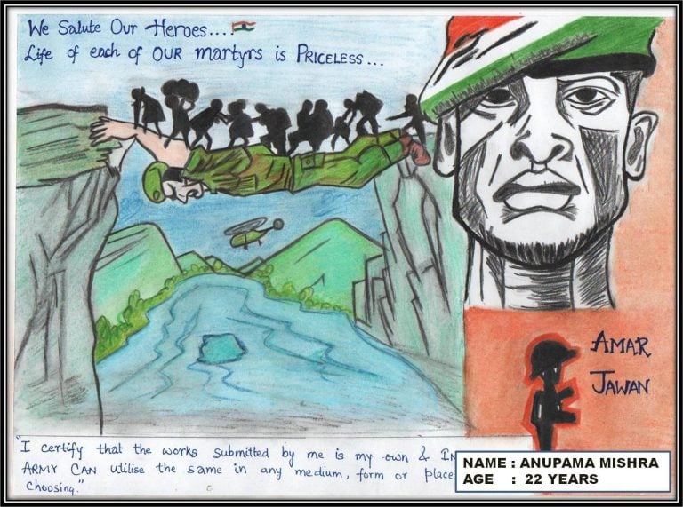 Indian Army Drawing Tutorial (Step-by-Step)