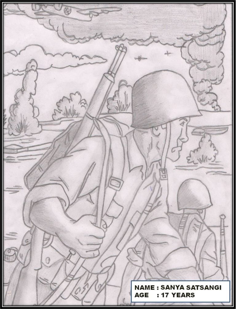 Indian Army Drawing Tutorial (Step-by-Step)