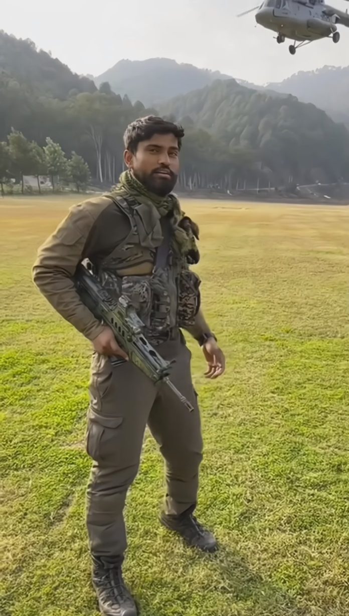 Captain Shubham Gupta, 9 Para SF has been awarded Sena Medal