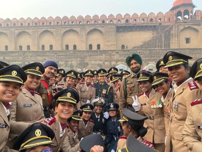All Women Armed Forces Medical Services Contingent Made History