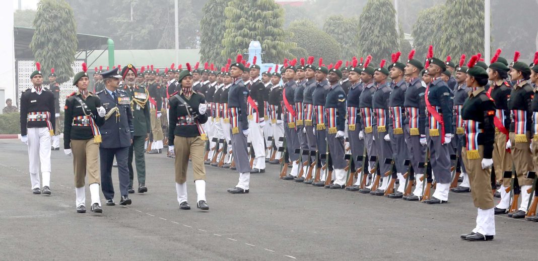 Air Chief Marshal VR Chaudhari Visits NCC Republic Day Camp 2024