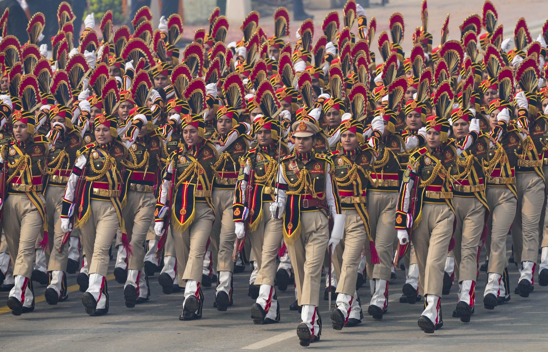 Delhi Police All-Women Team Wins Best Marching Contingent Award