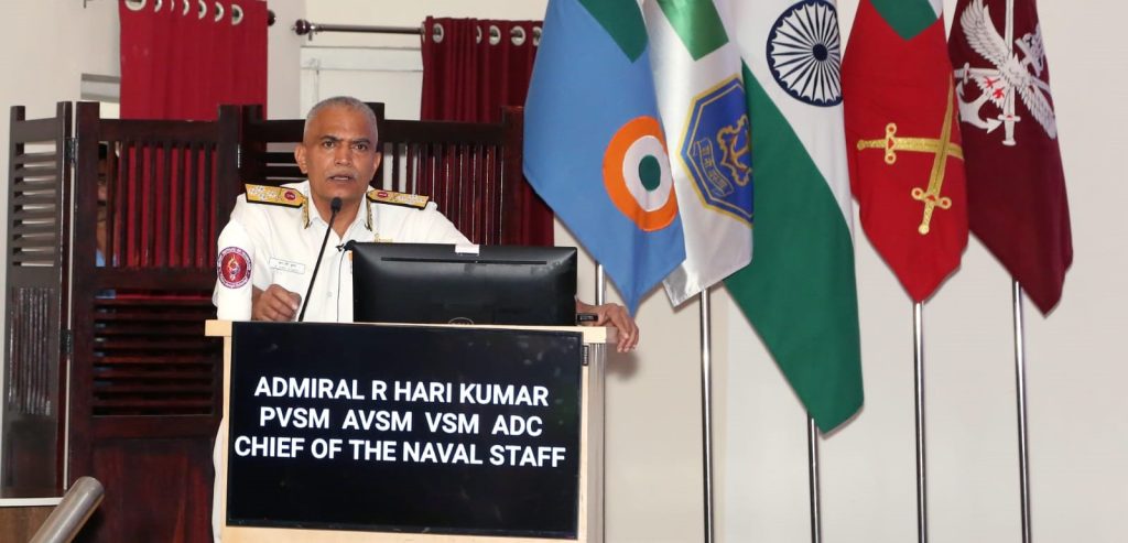 Admiral R Hari Kumar Urges Modernization of War Machinery