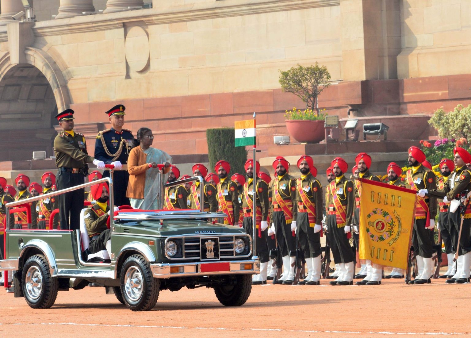 President Murmu Presides Over Army Guard Battalion Handover at ...