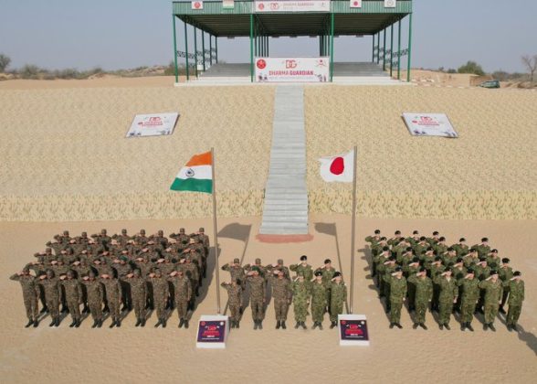 India-Japan's 'DHARMA GUARDIAN' Exercise Kicks Off in Rajasthan