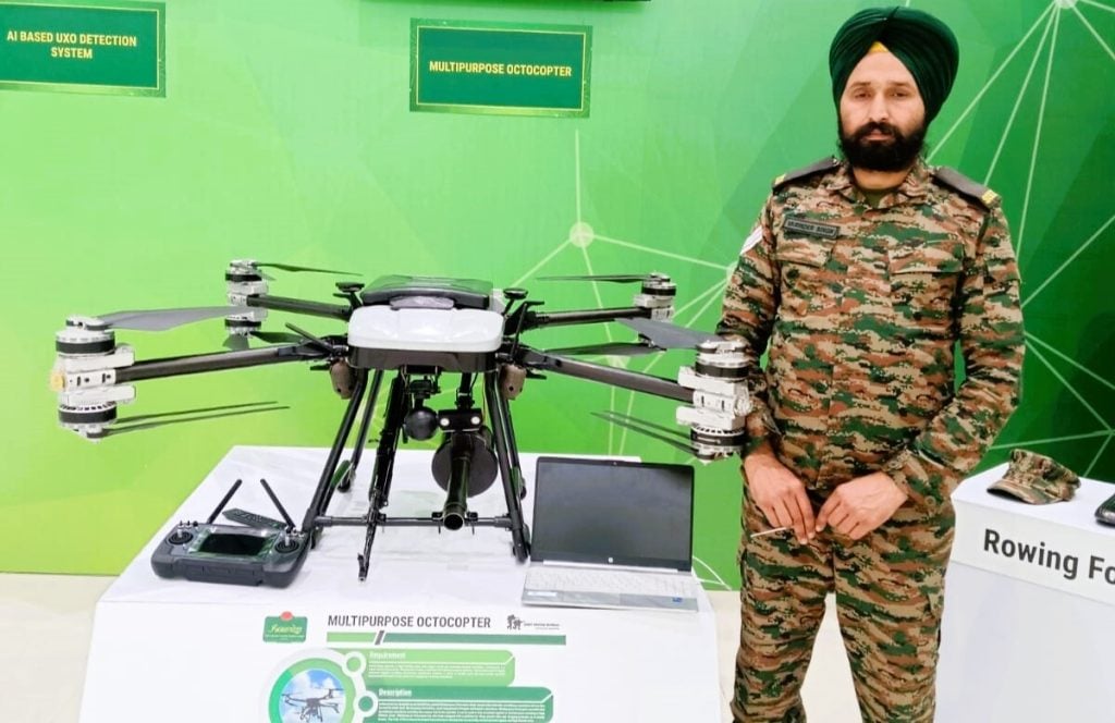 Havildar Varinder Singh Honoured with VSM for Innovative Octocopter ...