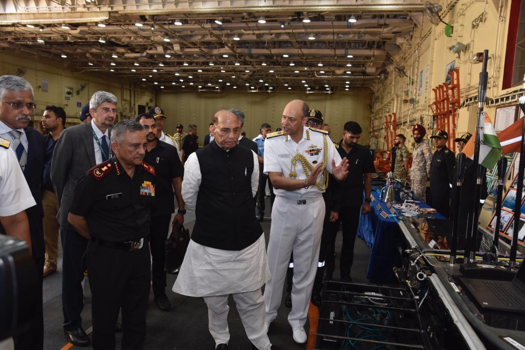 Indian Navy's First Commanders' Conference Aboard INS Vikramaditya ...