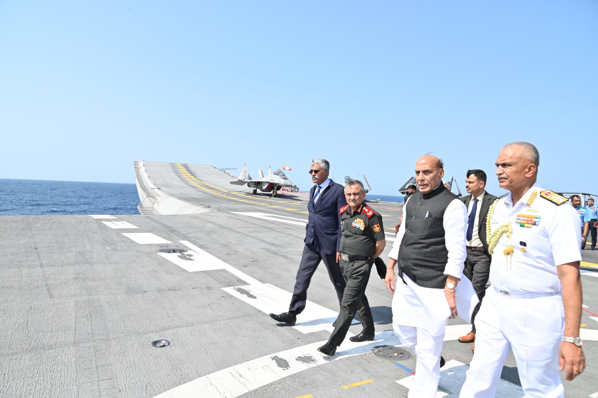 Indian Navy's First Commanders' Conference Aboard INS Vikramaditya ...