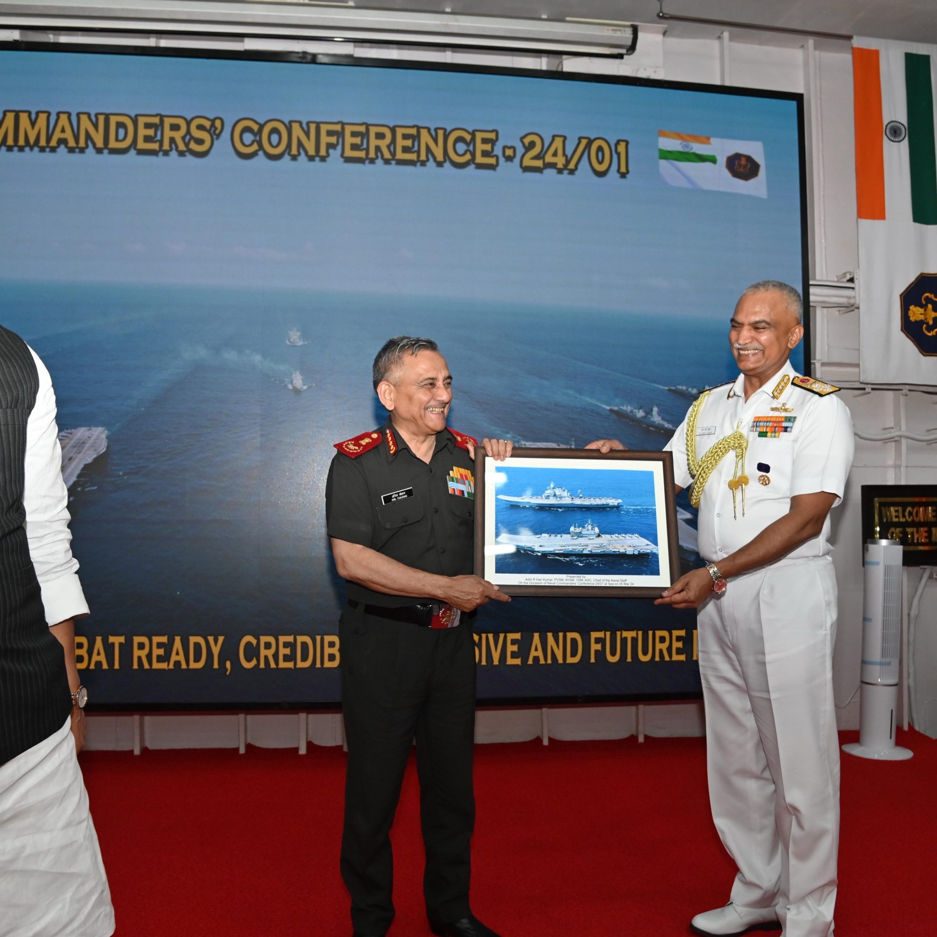 Indian Navy's First Commanders' Conference Aboard INS Vikramaditya ...