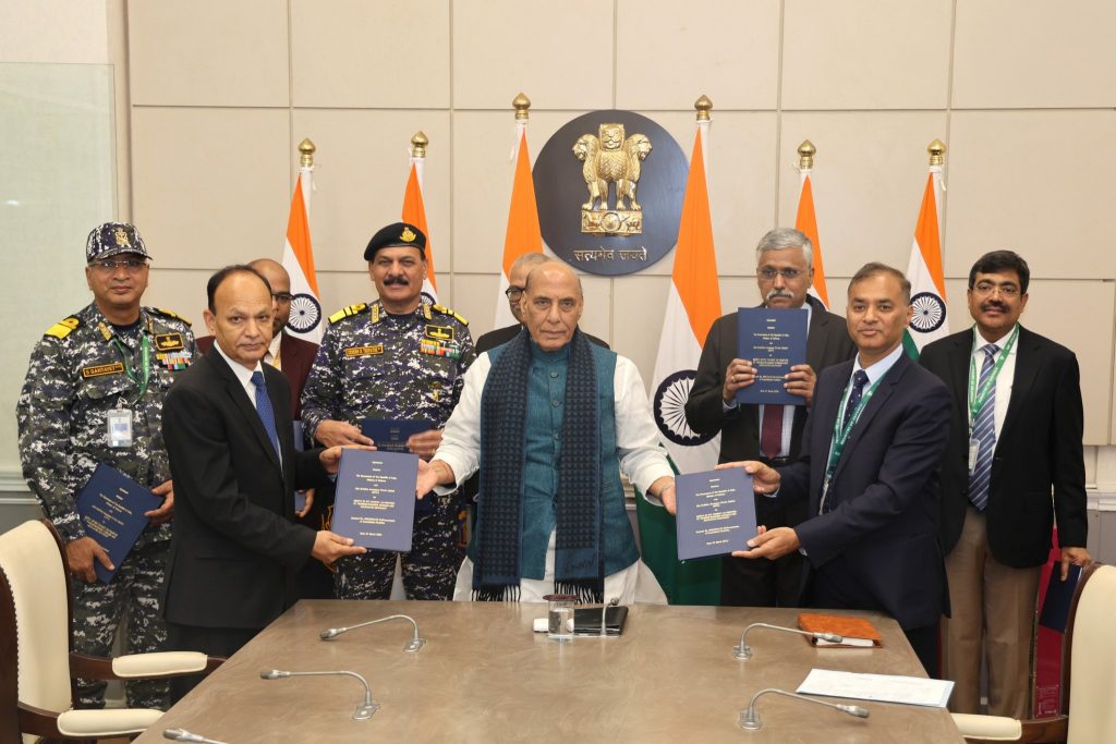 MoD Signs Major Defence Contracts Worth Rs 39,125.39 Crore