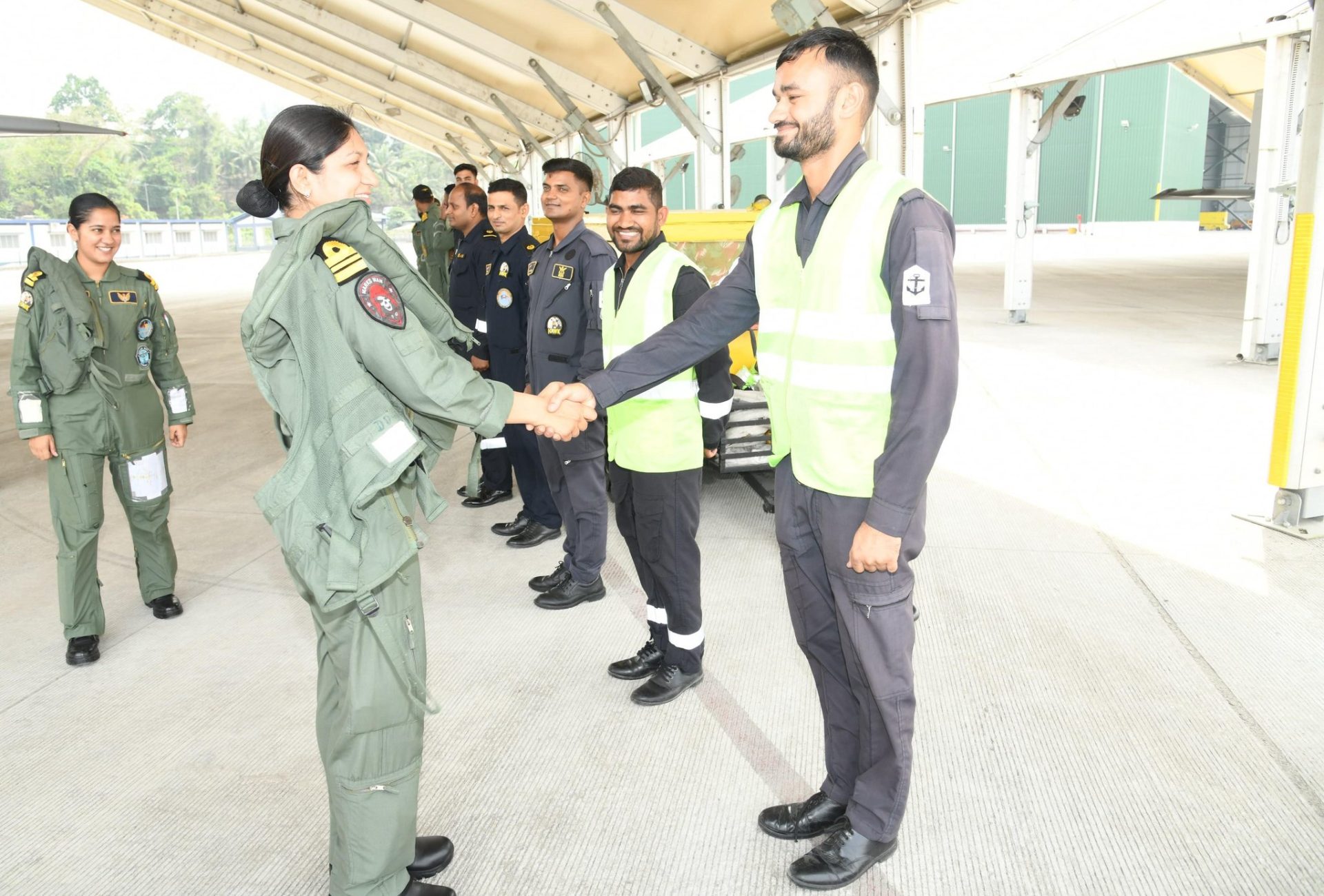 Meet Woman Officer Who Lead Historic All-Women Maritime Surveillance ...