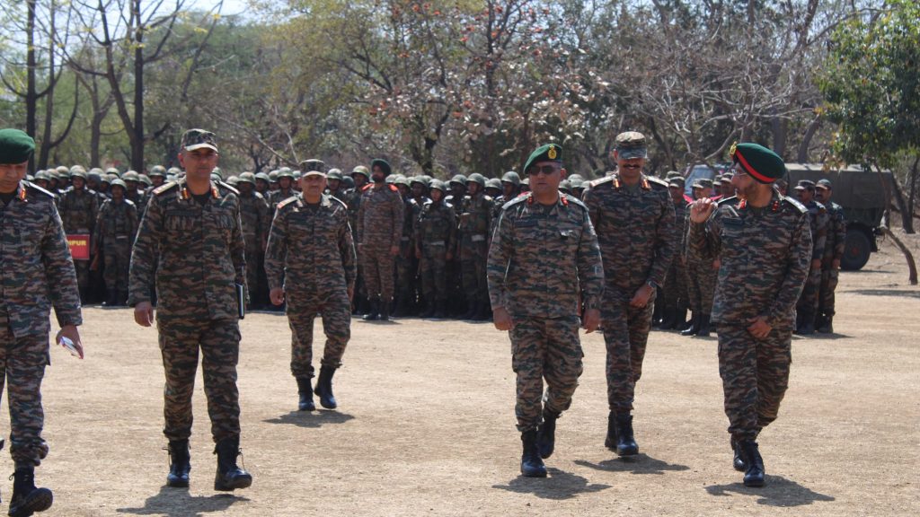 Maj Gen Sumit Kabthiyal Conducts Comprehensive Review at Mahar ...
