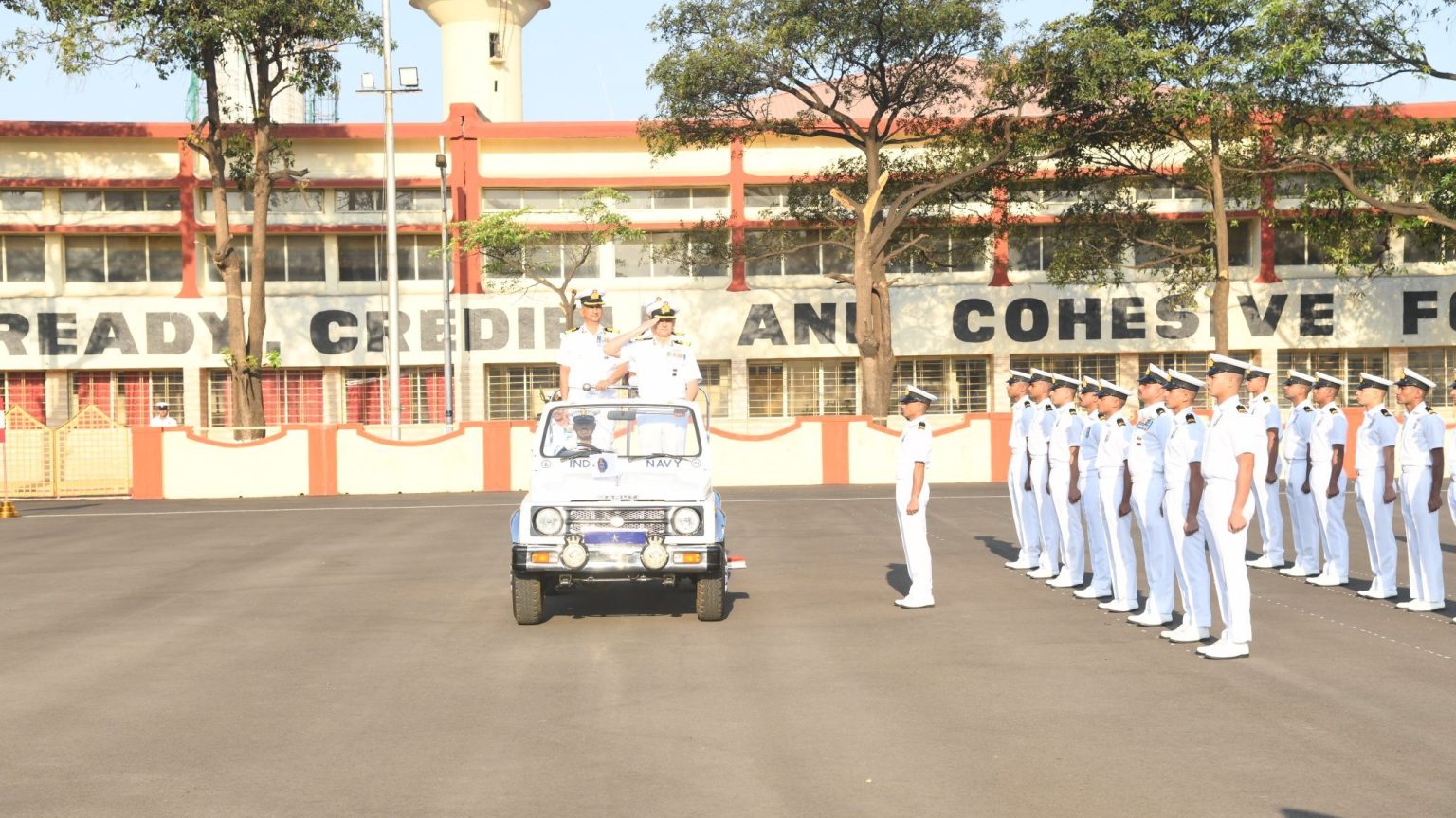 Commander Sameer Chaudhry Takes Command of INS Shivaji