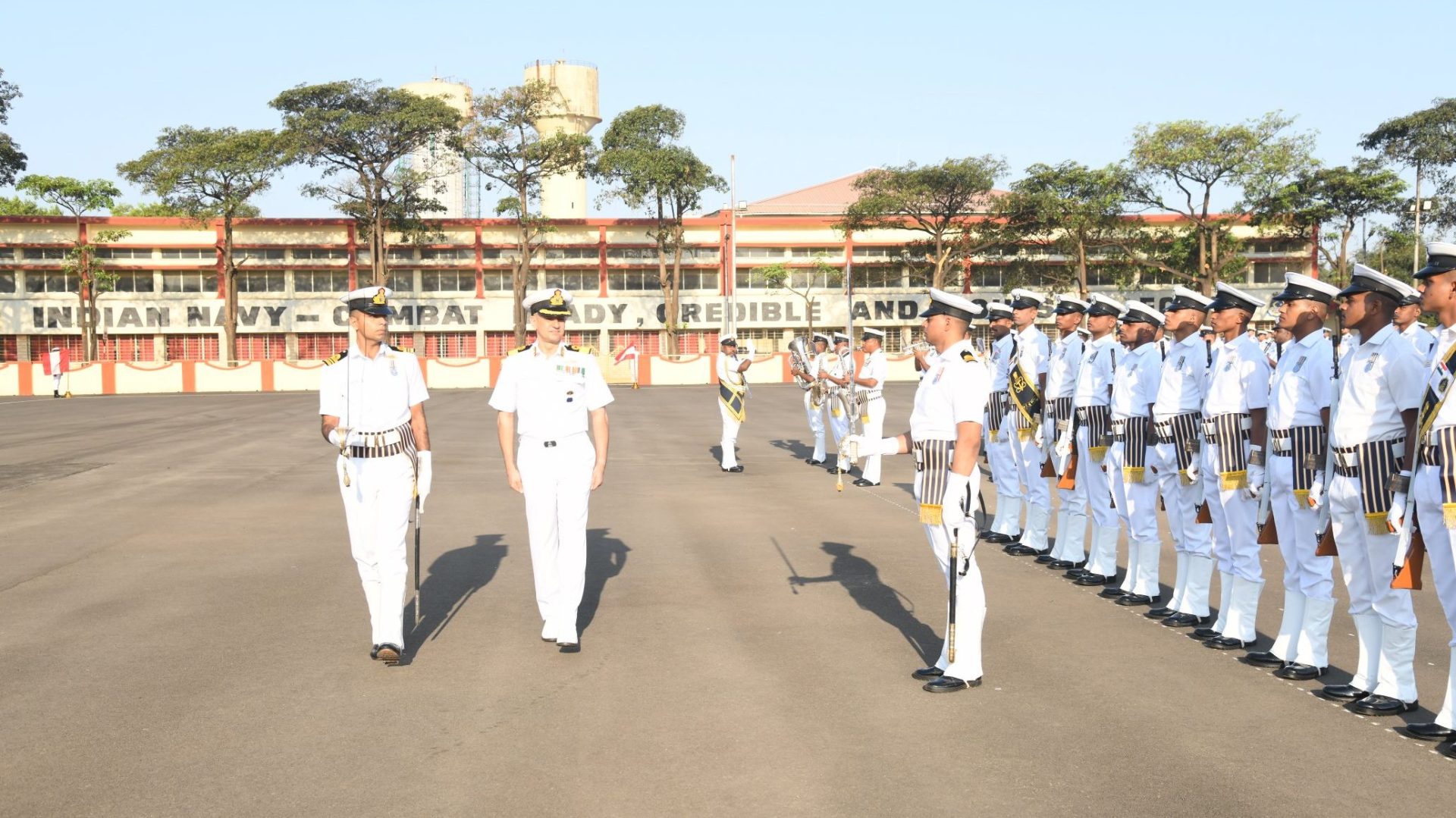 Commander Sameer Chaudhry Takes Command of INS Shivaji